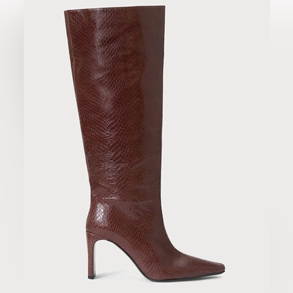 STAUD | Shoes | Staud Wally High 9 Mm Heel Boot Size 38585 Mahogany ...